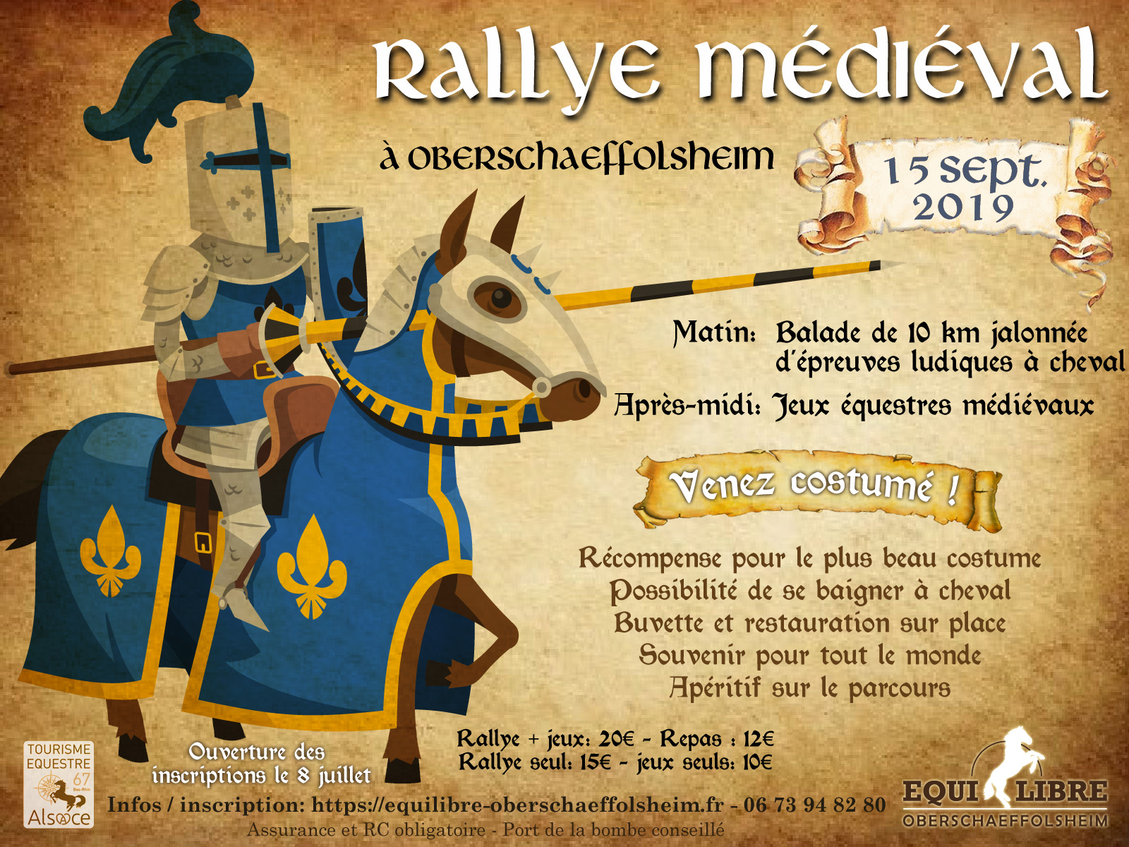 [REPORTE] Rallye médiéval le 15 septembre 2019 - Equi'Libre ...