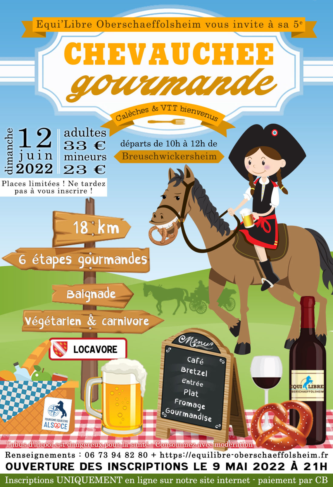 Chevauchée gourmande 2022 - Equi'Libre Oberschaeffolsheim